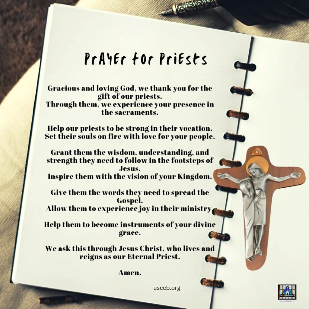 Prayer for Priests. - Schoenstatt Tampa Bay